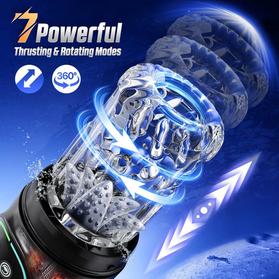 HIVER|5-in-1 Automatic Thrusting & Sucking Male Masturbator - Sohimi