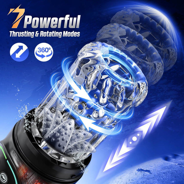 HIVER|5-in-1 Automatic Thrusting & Sucking Male Masturbator - Sohimi