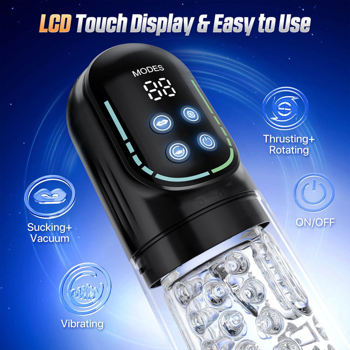 HIVER|5-in-1 Automatic Thrusting & Sucking Male Masturbator - Sohimi