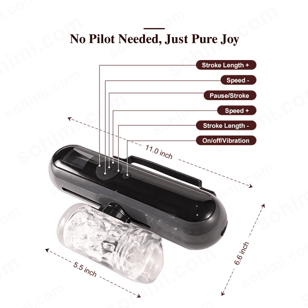 TIME|App Control Automastic Thrusting and Vibrating Male Masturbator ...