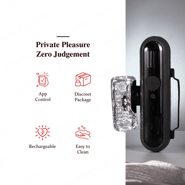 TIME|App Control Automastic Thrusting and Vibrating Male Masturbator ...